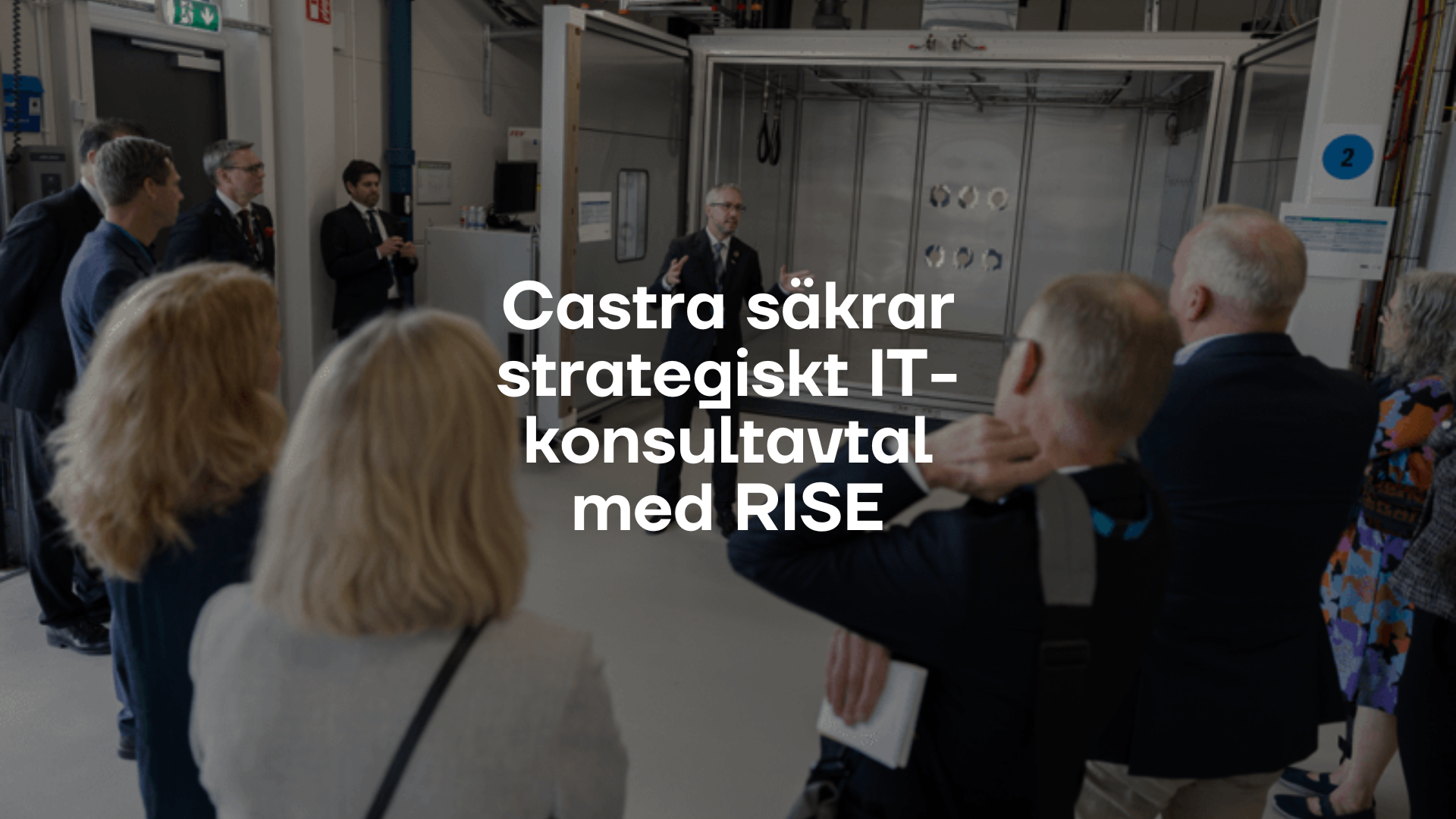 Castra säkrar strategiskt IT-konsultavtal med RISE - Castra